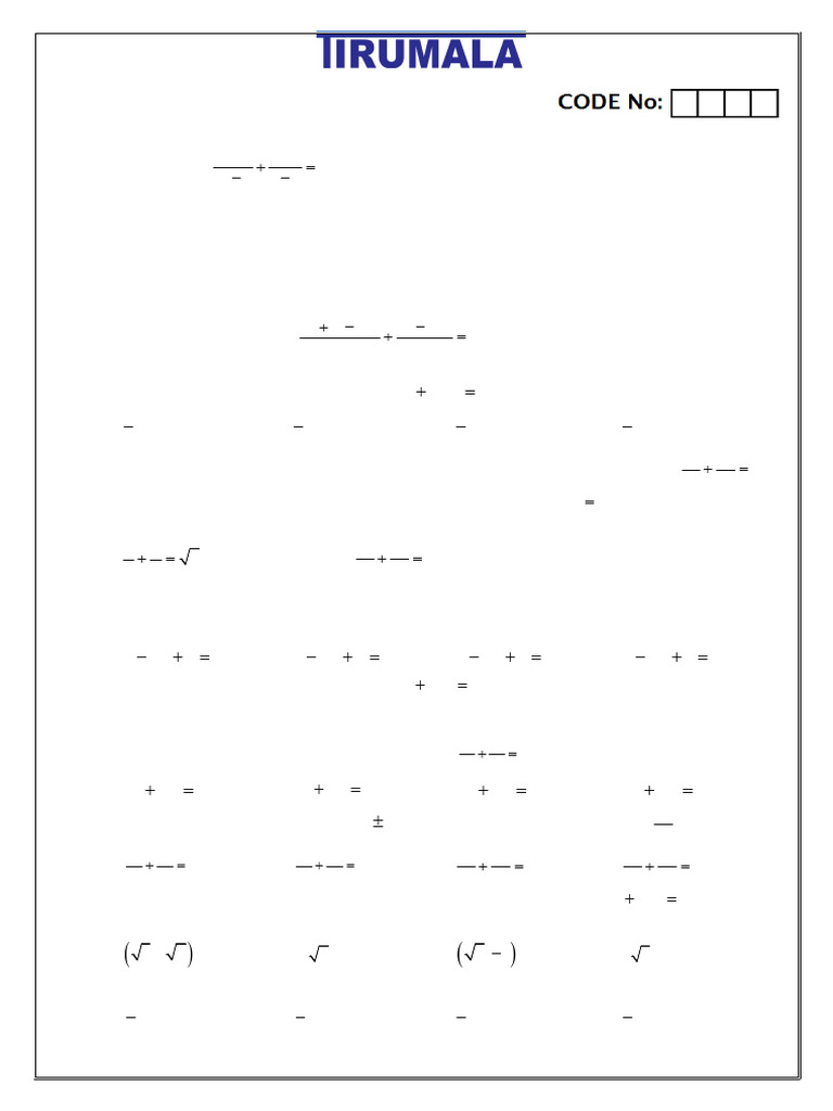 Sm-II & III Eapcet Model - 28!06!2025-Final | PDF | Ellipse | Capacitor