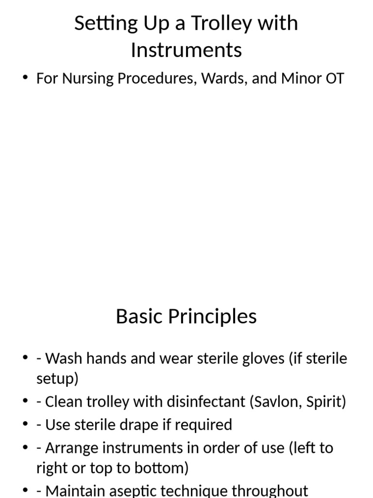 Trolley Setup Guide | PDF