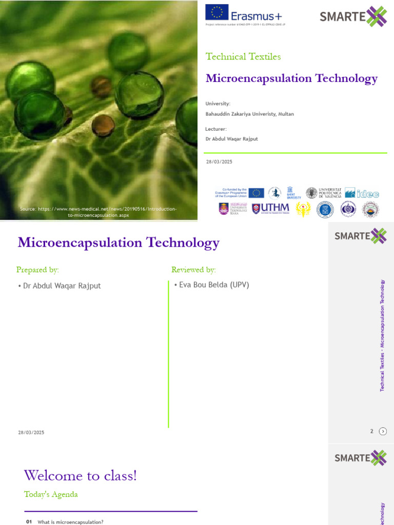 Week 6 M102!43!46 Microencapsulation Technology - FINAL - Small | PDF | Materials | Chemical ...