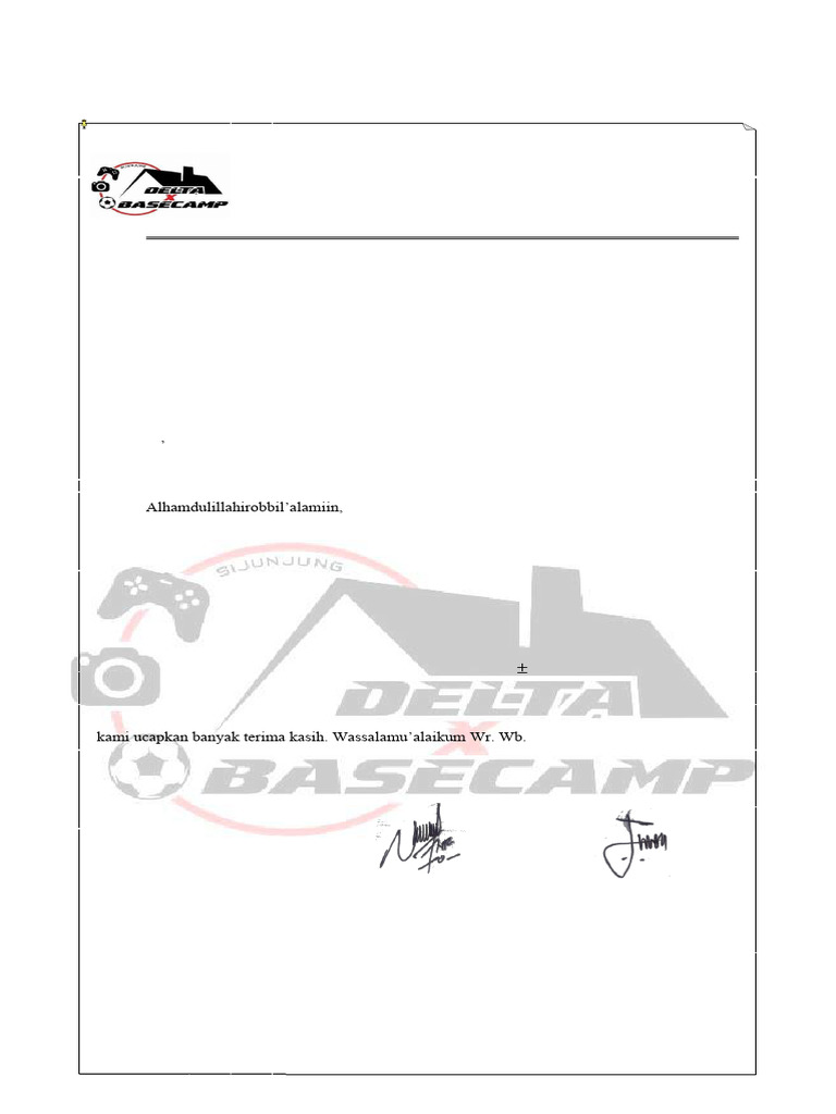Proposal Mini Soccer Delta X Basecamp BB | PDF