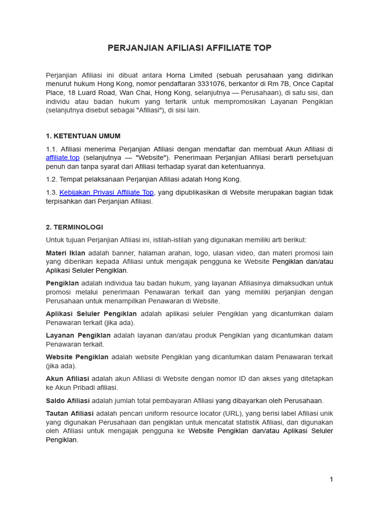 Id Agreement | PDF