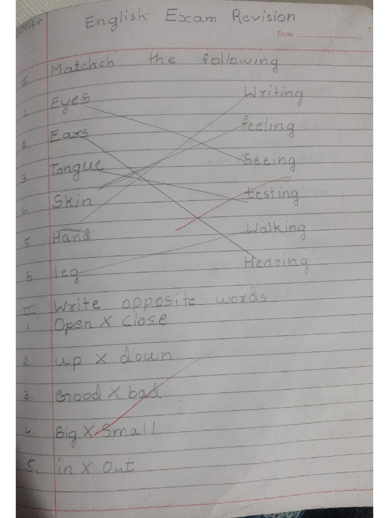 English SA 1 Revision | PDF