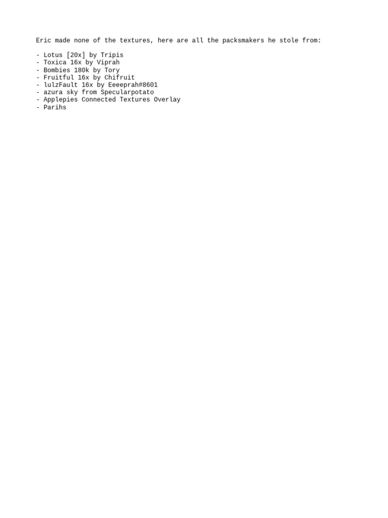 Credits Nericol | PDF