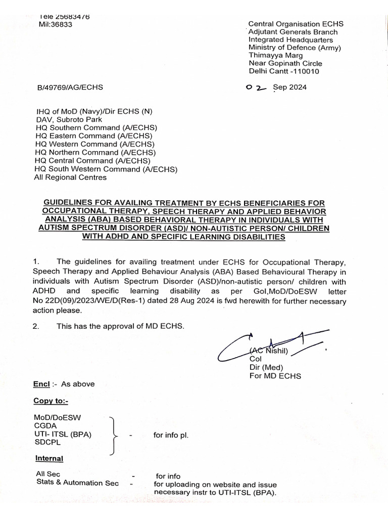 Guidelines For Availing Treatment-2 | PDF