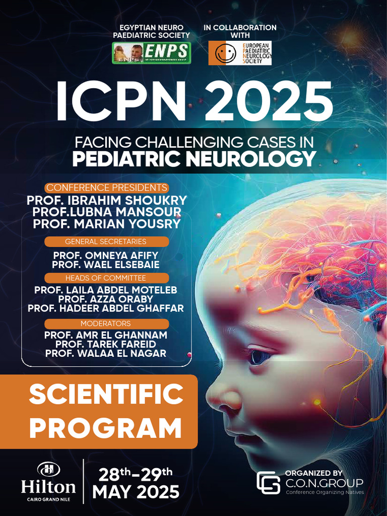 ICPN 2025: Pediatric Neurology Challenges | PDF | Neurology | Epilepsy