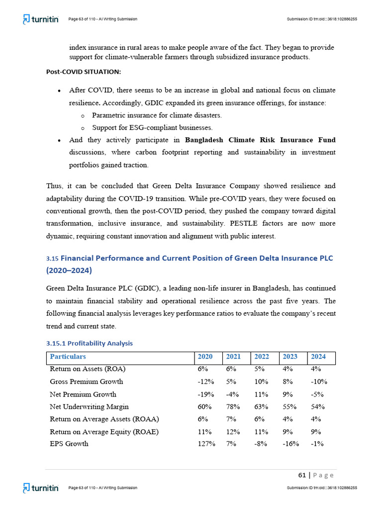 Green Delta Insurance Financial Analysis 2024 | PDF | Dividend | Price ...