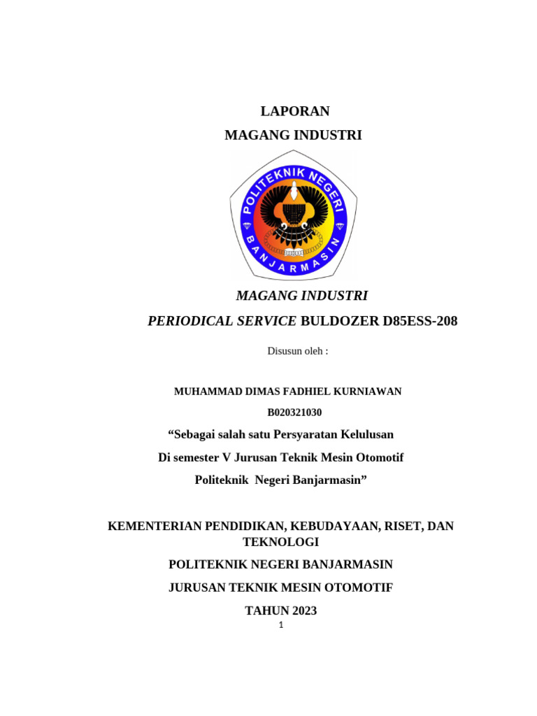 Laporan Magang PT Buma | PDF