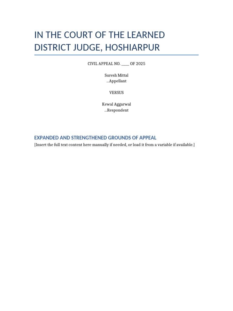 Dadu Expanded Appeal Final | PDF