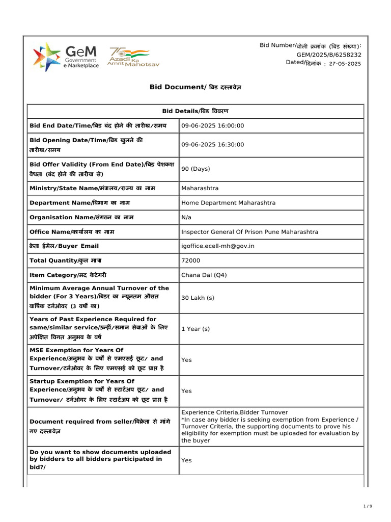 Bid Document | PDF | Specification (Technical Standard) | Business