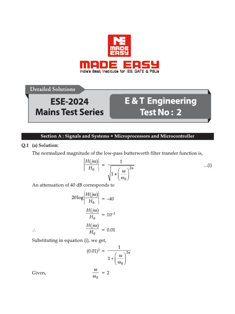 1502purl EC Test 2 Solution | PDF
