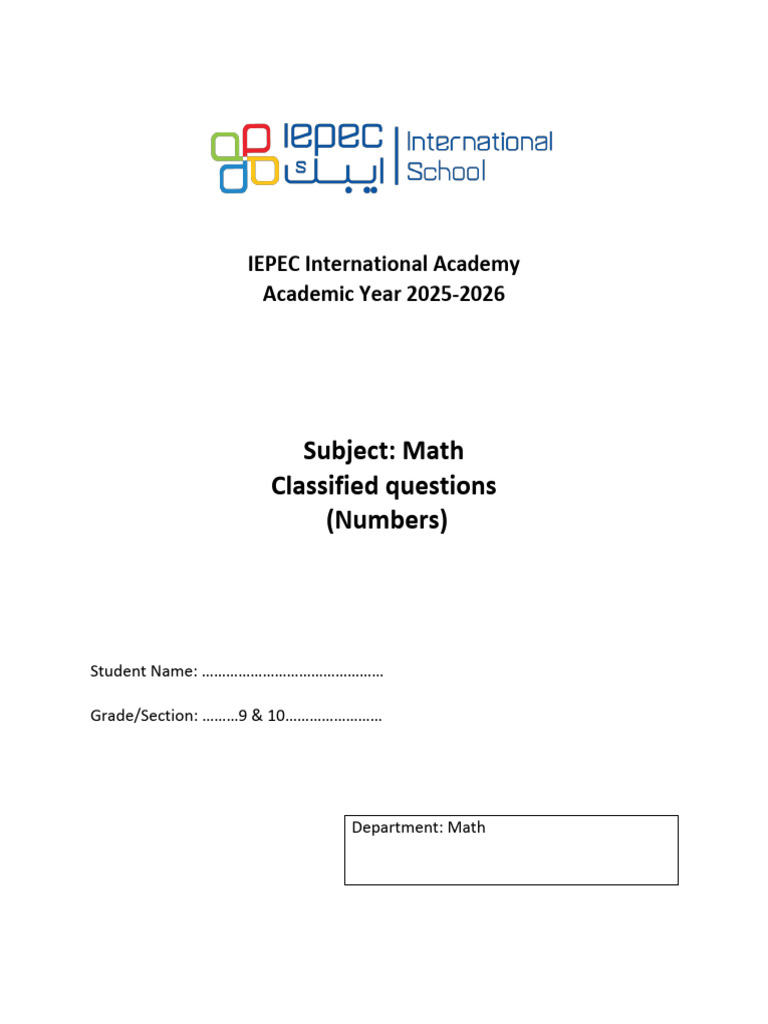 Numbers, Sequences | PDF
