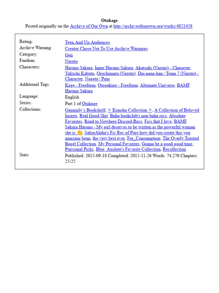 Otokage | PDF