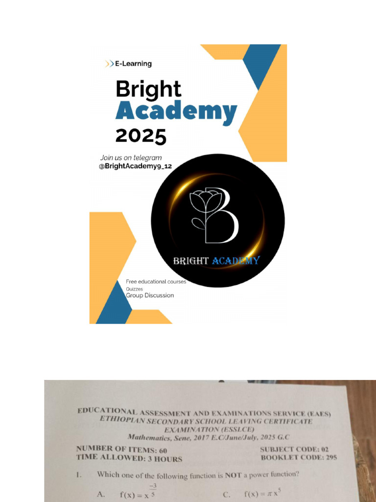 2017 NATURAL SCIENCE MATHEMATICS EUEE | PDF