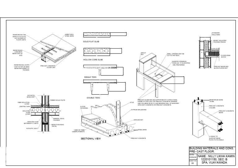 Precast Concrete Floor Details | PDF | Precast Concrete | Concrete
