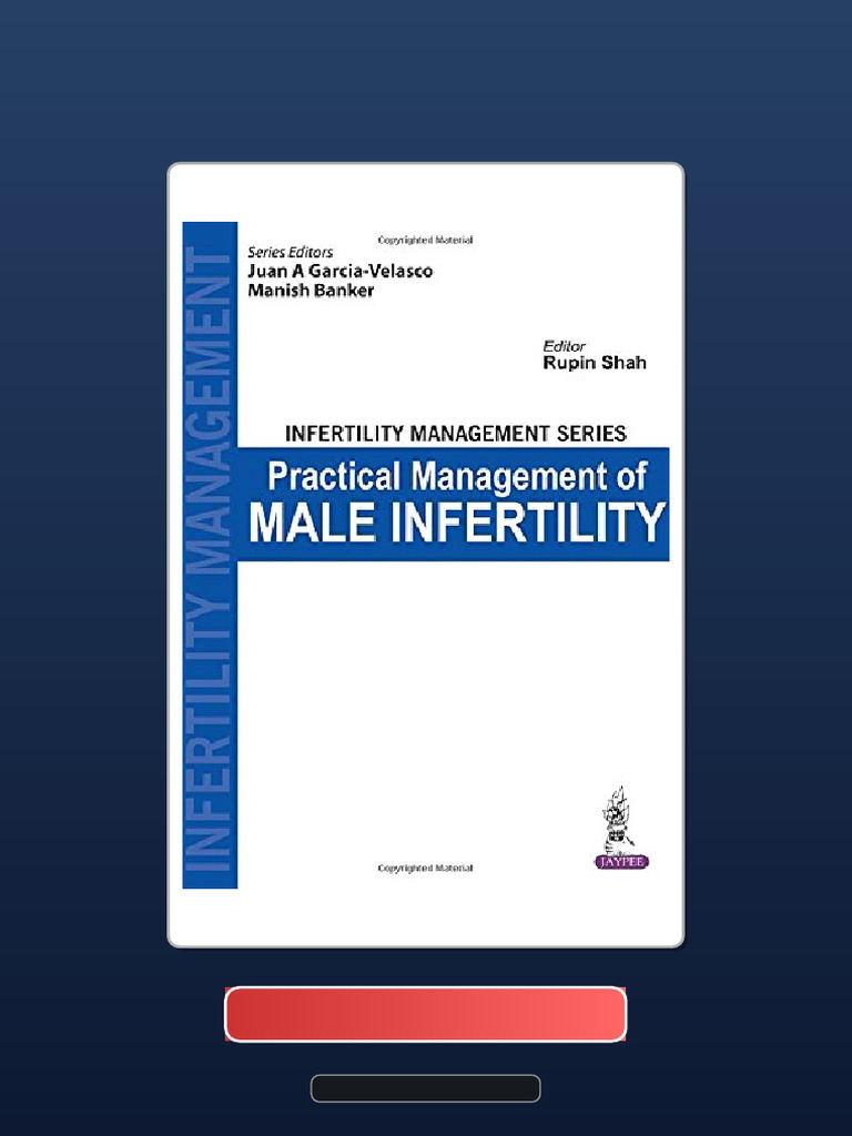 Infertility Management Series Male Infertility A Practical Handbook ...