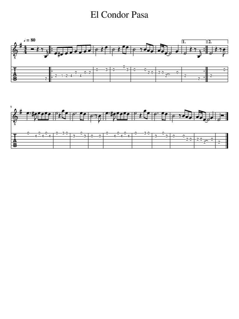El Condor Pasa | PDF