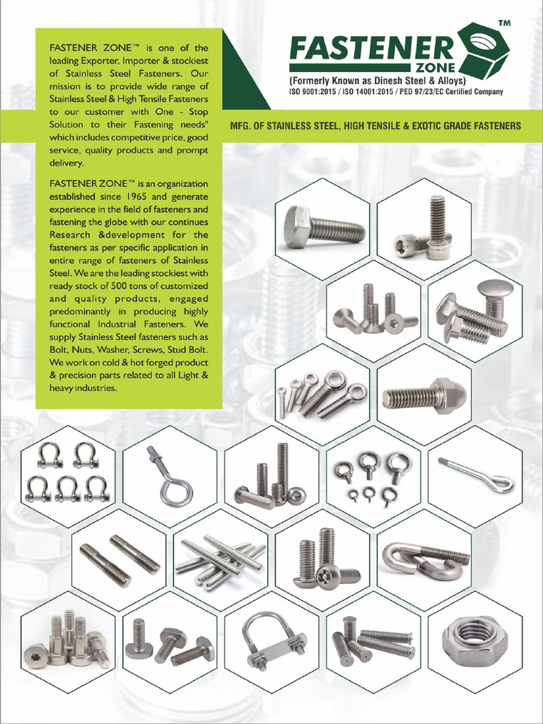 Fastener Zone Brochure | PDF
