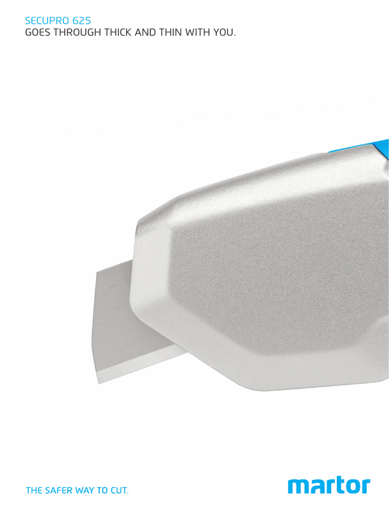 SECUPRO 625: Ergonomic Safety Knife | PDF | Knife | Manufactured Goods