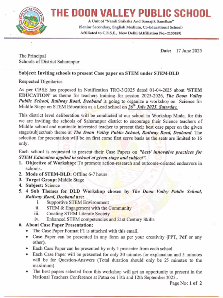 Stem Covering Letter | PDF