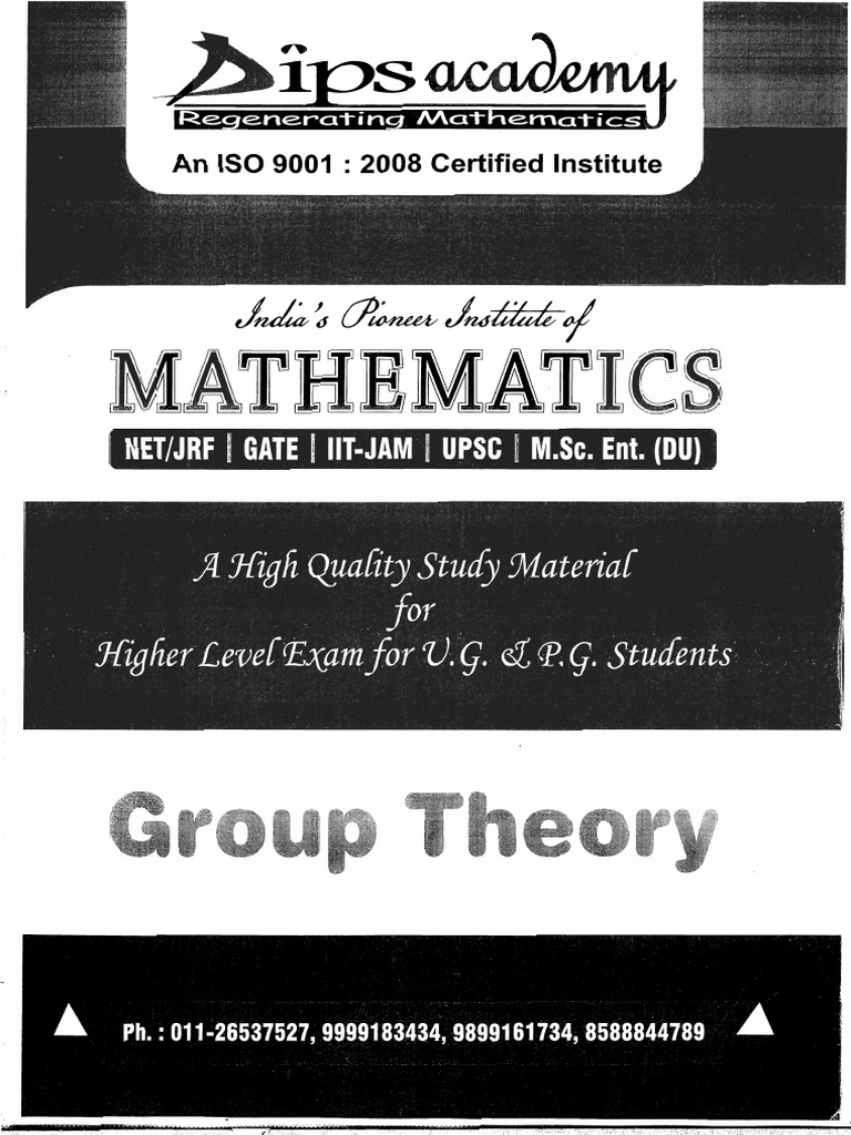 Dips Group Theory | PDF