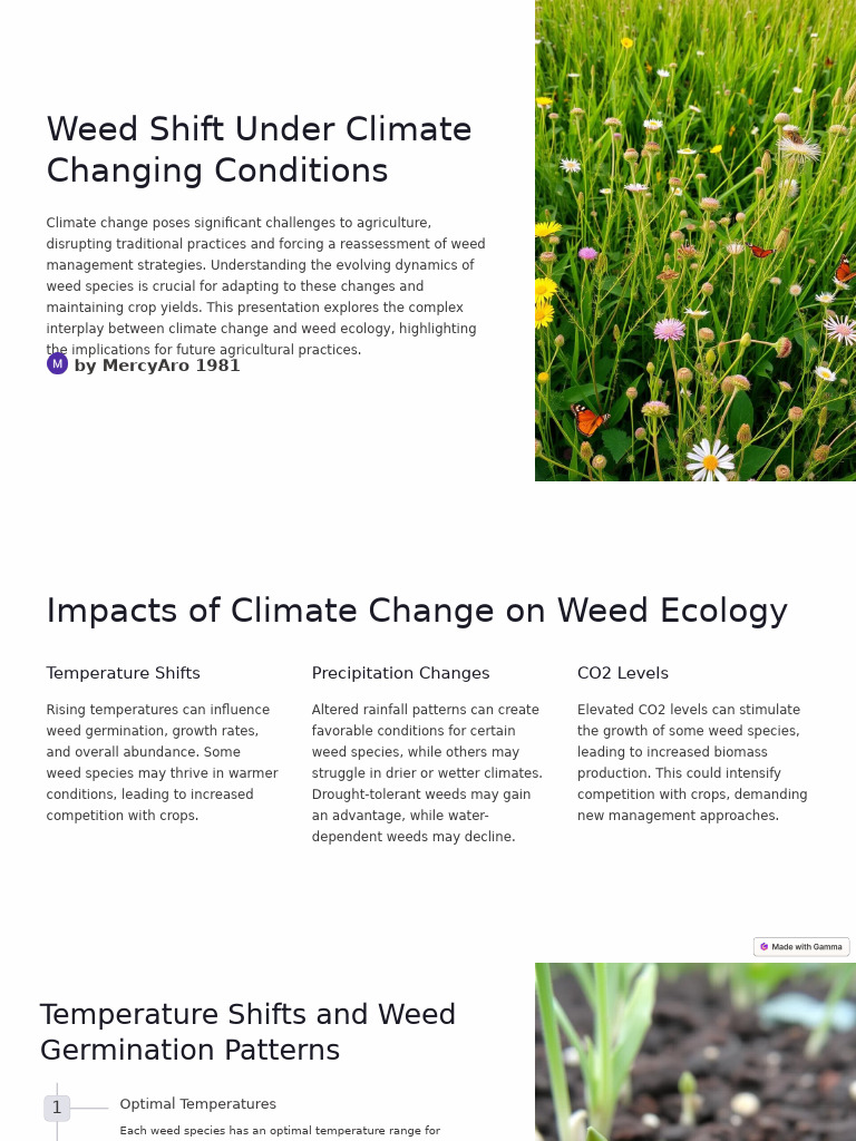 Climate Change and Weed Dynamics | PDF | Weed | Invasive Species