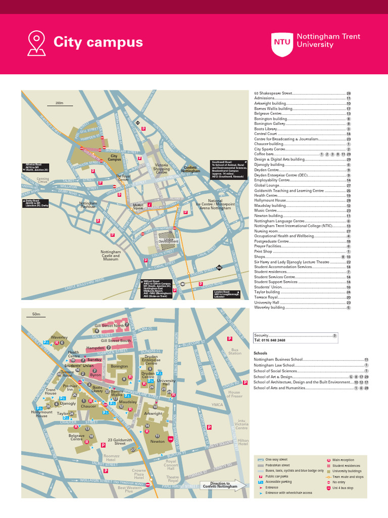 Nottingham Trent City Campus Map | PDF
