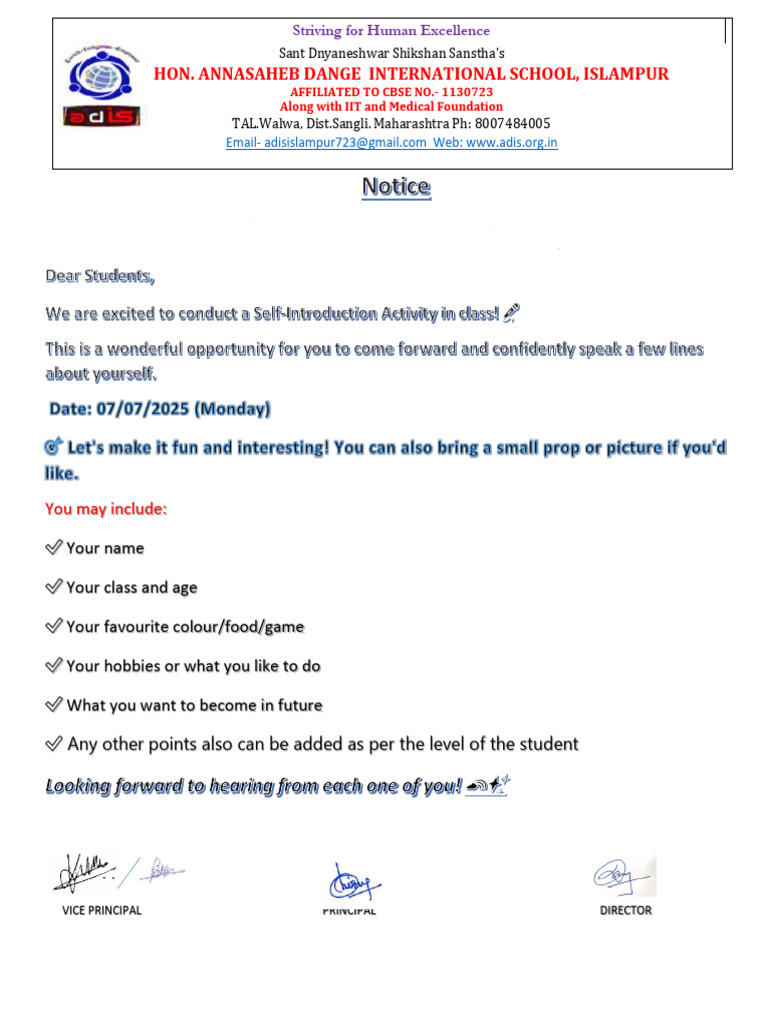 01-Self Introduction Activity 1-5 | PDF