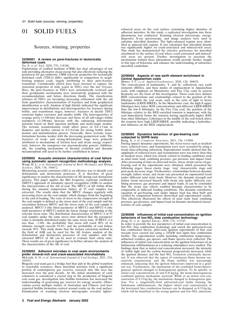 Abstracts 1 | PDF | Deformation (Engineering) | Combustion
