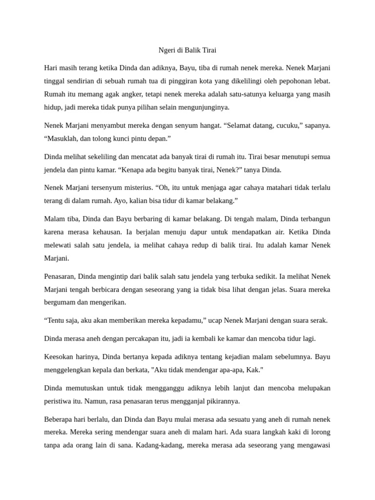 Ngeri Di Balik Tirai | PDF