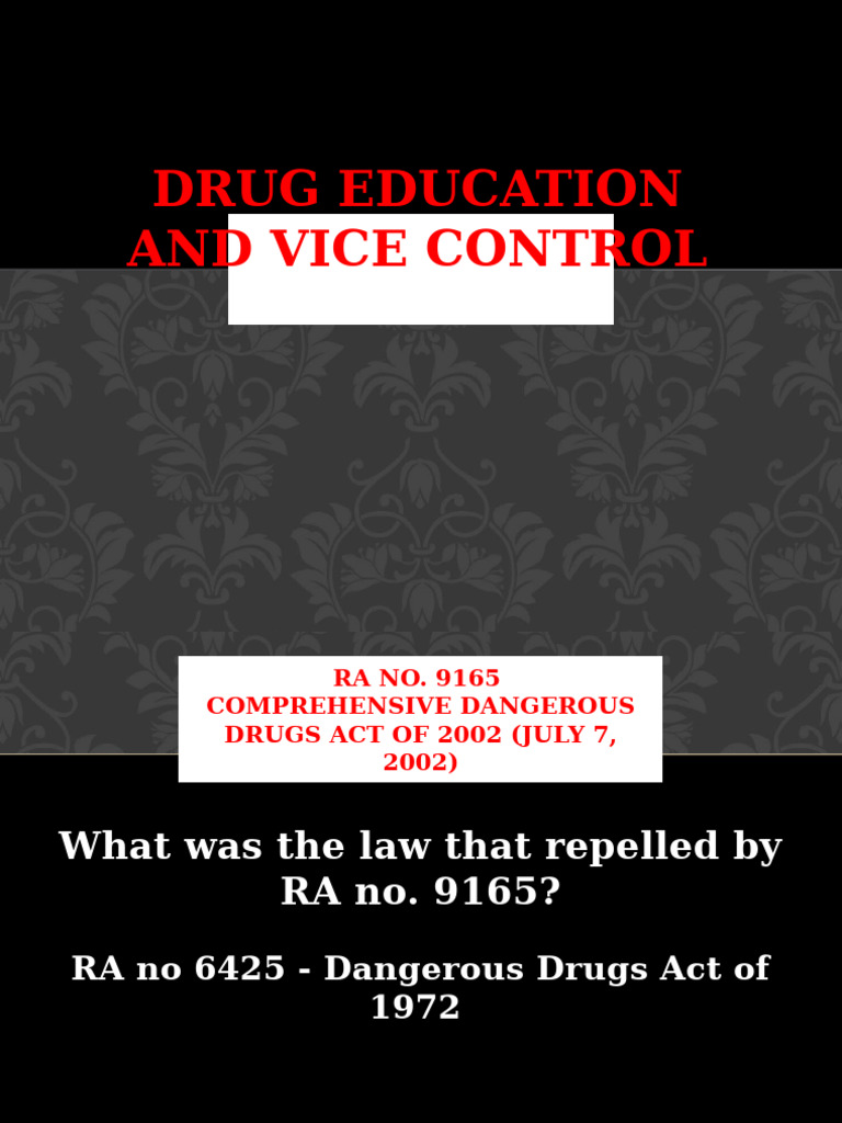 Drug Education and Control Policies | PDF | Drugs | Narcotic