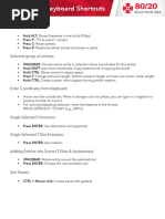 Autodesk Inventor Keyboard Shortcuts | PDF