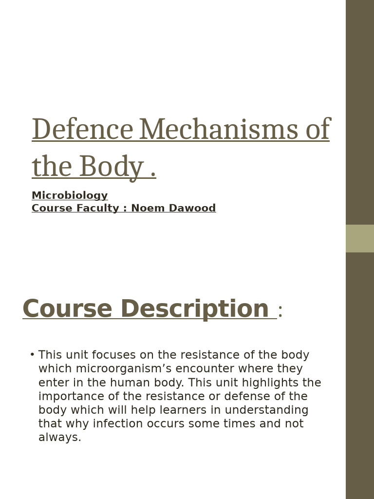 Body's Defense Mechanisms Explained | PDF | Immune System | Antibody