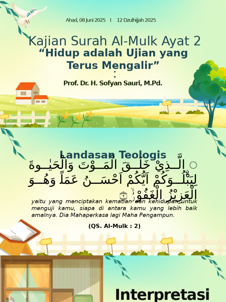 Kajian Ahad, 08 Juni 2025 - Prof. Dr. H. Sofyan Sauri, M.Pd. | PDF