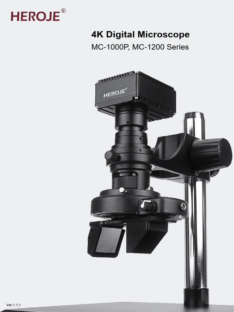 4K Digital Microscopes MC-1000P & MC-1200 | PDF | Optical Character ...