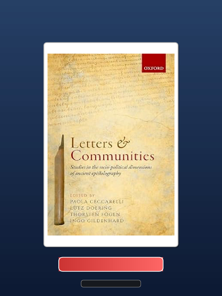 Complete Bundle Lettes and Communities Studis in The SocioPolitical ...