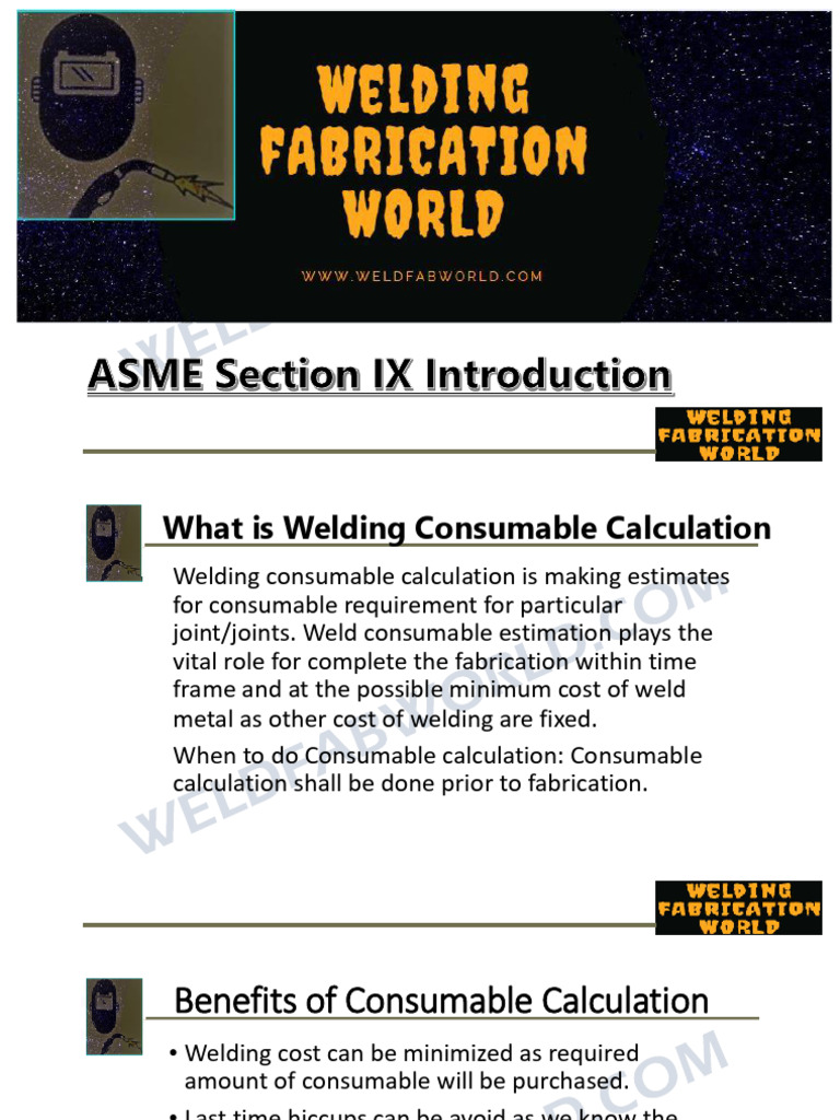 Welding Consumable Calculation | PDF | Welding | Construction
