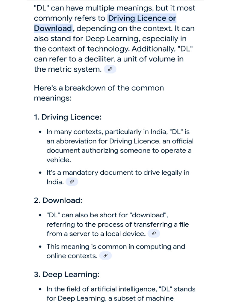 What Is DL | PDF