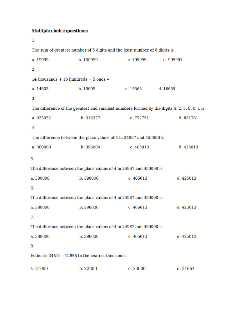 Worksheet 5 | PDF