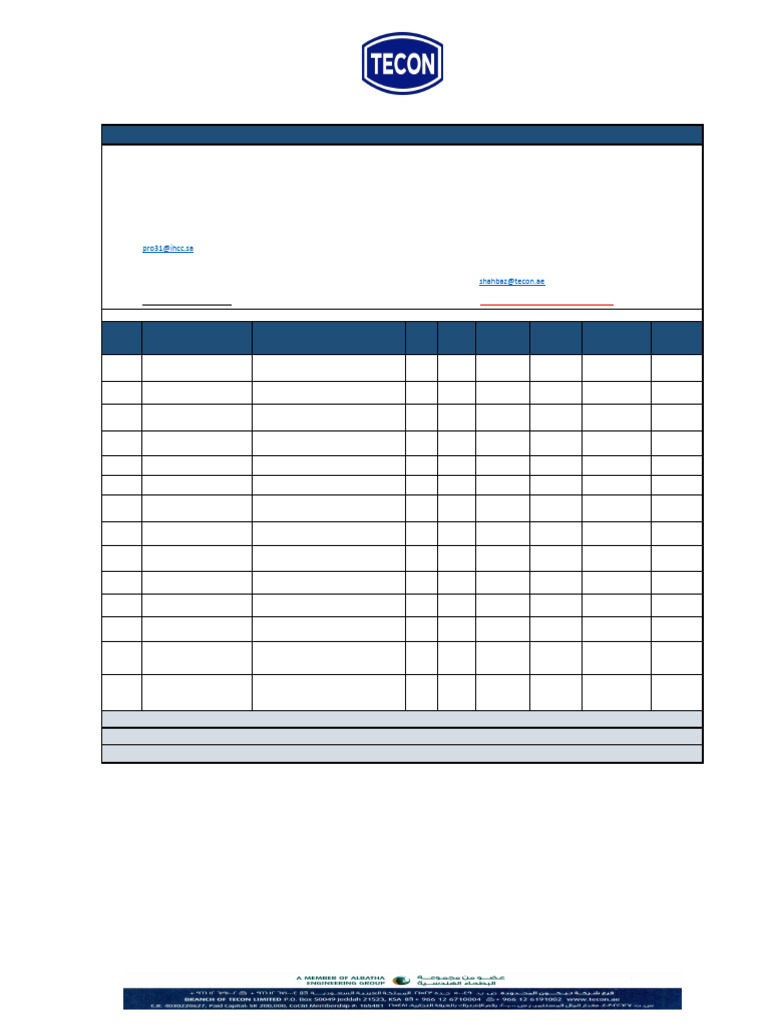 Fire Alarm System Quotation for IHCC | PDF