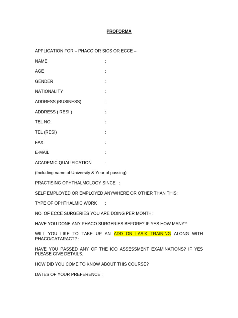 Proforma - Ind 2 | PDF