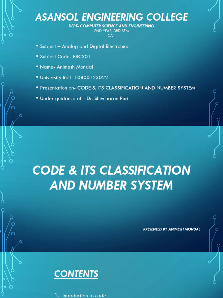 Analog and Digital Electronics | PDF | Binary Coded Decimal | Encodings