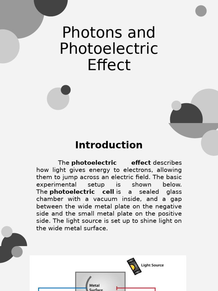 Modern Physics Report | PDF | Photoelectric Effect | Photon