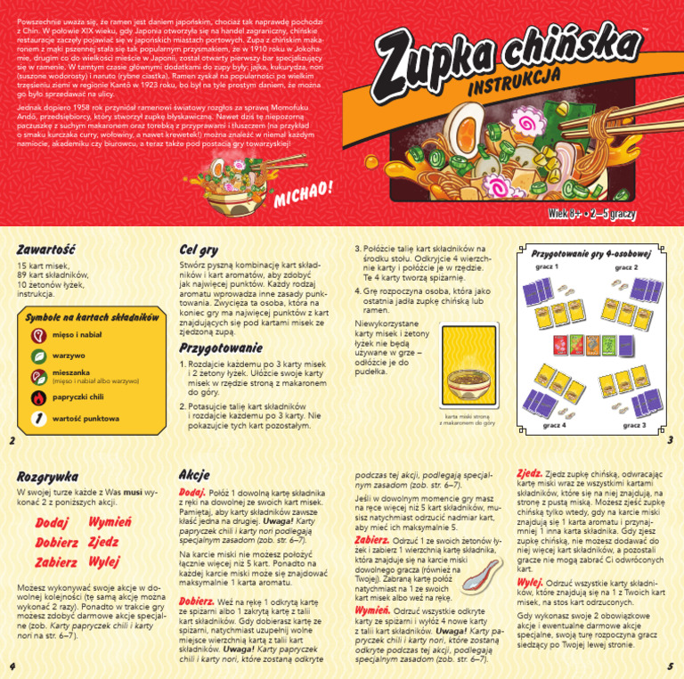 Zupka Chinska Instrukcja | PDF