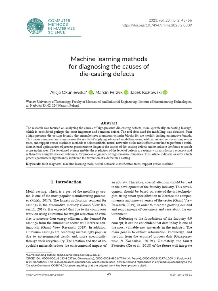 Aiml Reaearch Papers FPR Rewvier Writingws | PDF | Cross Validation ...