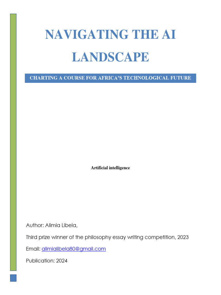 Navigating The AI Landscape Charting A C | PDF | Artificial Intelligence | Intelligence (AI ...