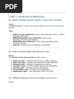 Module 1 Svit Notes | PDF