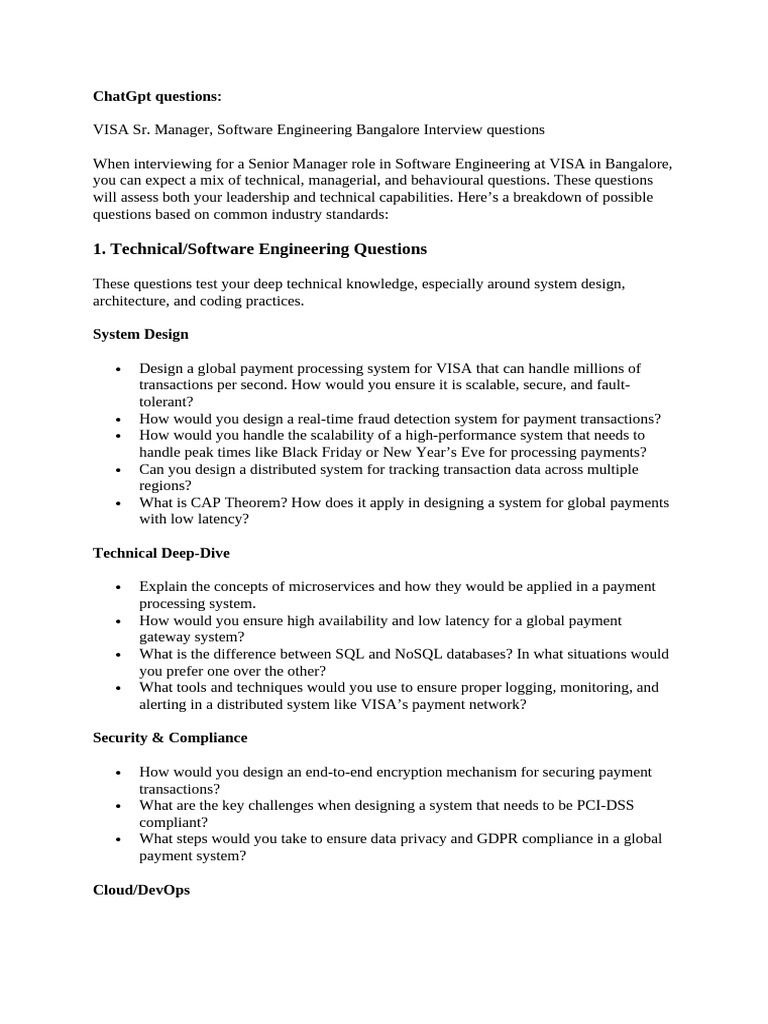 ChatGpt Questions | PDF | Database Transaction | Scalability