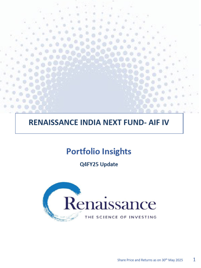 Aif Iv - Q4fy25 | PDF | Banks | Cummins