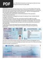 Declaration Under Section 194C 6 For Non Deduction of TDS | PDF