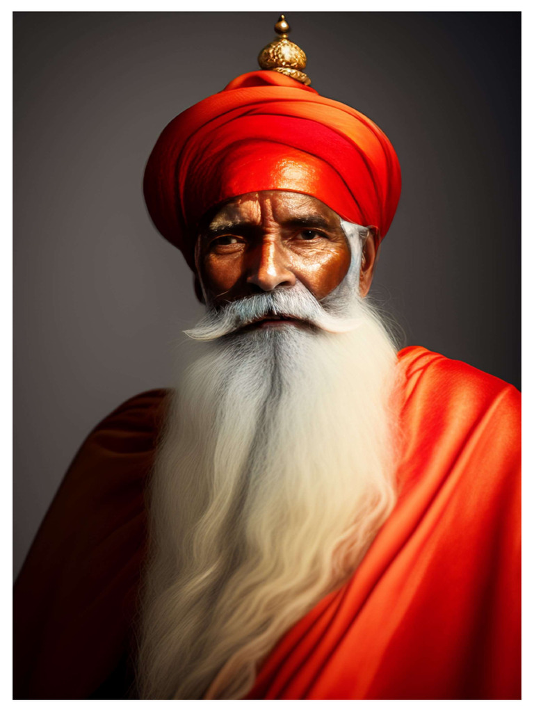 Old Hindu Saint | PDF